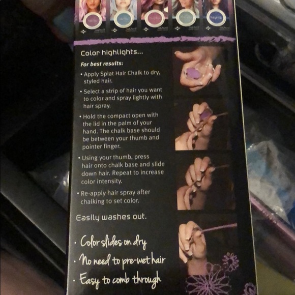 Splat | Other | Splat Hair Chalk Violet Sky Nwt | Poshmark